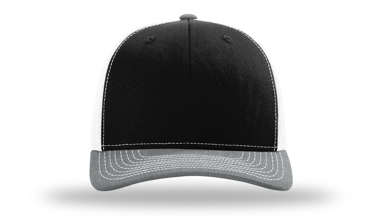 Trucker R112- Black / White / Grey – Katfish Clothing